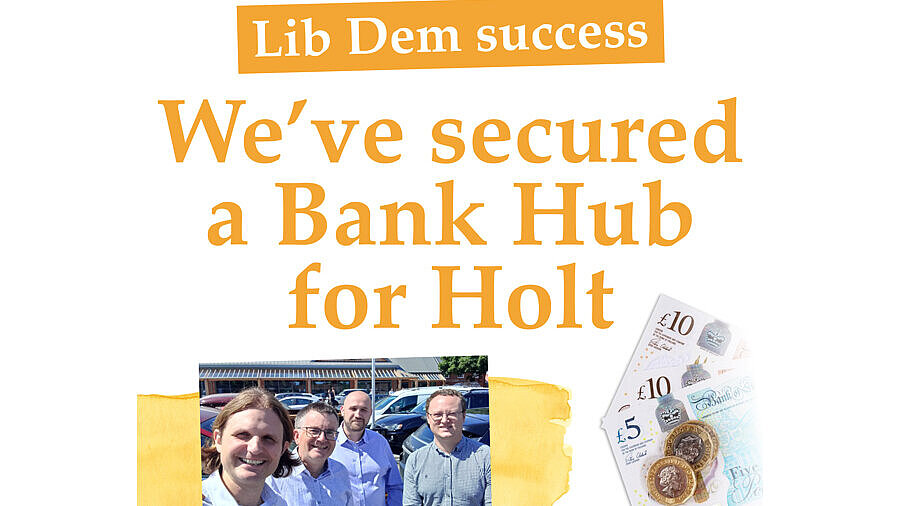 Holt's new temporary Banking Hub - North Norfolk and Great Yarmouth ...